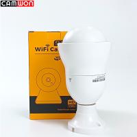 China Tuya WiFi 3MP Surveillance Smart Security Camera Light Bulb With E27 Socket Human Tracking for sale