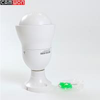 China Tuya 3MP WiFi Light Bulb Security Camera PTZ Auto Tracking 355° Pan 90° Tilt Two-Way Audio Night Vision for sale