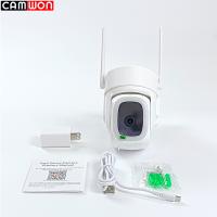 China Tuya Outdoor WiFi Camera 2K 4MP 360 Degree Pan Tilt Zoom Auto Tracking Color Night Vision 2.4GHz for sale