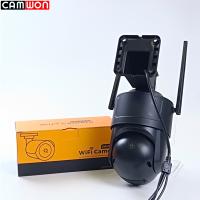 China 8MP 4K Dual Lens PTZ Security Camera Outdoor 5Ghz WiFi IP66 for sale