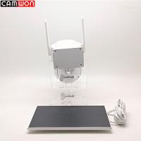 China IP66 PTZ WiFi Solar Camera 4MP 2K Full Color Night Vision Low Power 3W Solar Panel for sale