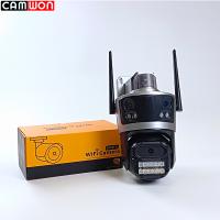 China Triple Lens Home WiFi Camera Auto Human Tracking Camera 3MP Outdoor Wireless for sale