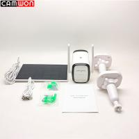 China Solar Battery Powered Home WiFi Camera 2MP WiFi Bullet Camera Wireless With PIR Motion Sensor for sale