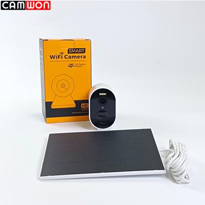 China IP65 Waterproof WiFi Solar Camera 4MP Tuya Smart Security Camera Full Color Night Vision for sale