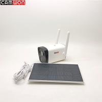 China 2MP Solar WiFi Bullet Camera PIR Sensor 10M Motion Detection 128GB SD Card Slot for sale