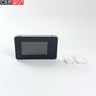 China GSM 4G Tuya Smart Alarm System 4.3 Inch Touch Screen SOS Home Security Kit 433MHz for sale