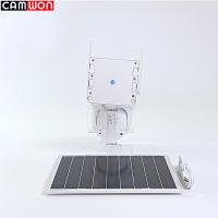China Dual Lens Home WiFi Camera Motion Detection Solar Panel Security Camera Low Power for sale