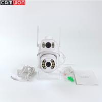 China 6MP Outdoor Wireless Security Camera WiFi CCTV ICSEE Dual Camera for sale