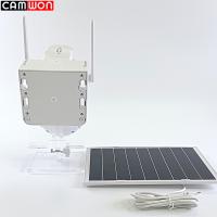 China AOV 4G Outdoor Dual Lens Solar Security Camera 16000mAh Battery Wireless PTZ for sale