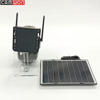 China 4MP Solar Powered Surveillance CCTV Security Camera With AOV PTZ Dual Lens for Outdoor for sale