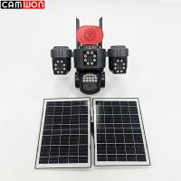 China 2MP AOV Outdoor 4G Solar CCTV Surveillance Camera 24 Hours Video Zoom Wireless Camera for sale