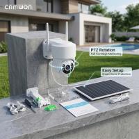 China AOV Dual Lens PTZ Wireless Outdoor CCTV Camera 4G Solar 16000mAh Battery 3MP for sale