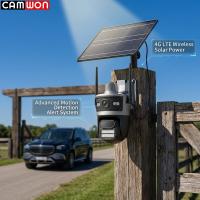 China AOV 2MP Dual Lens Solar Security Camera 4G 24H Recording 15600mAh for sale