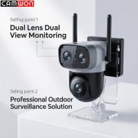 China AOV Dual Lens Dual View Solar Camera Security PTZ Alarm 24/7 Recording Cctv Camera for sale