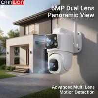 China 6MP Dual Lens Outdoor WiFi Camera with Auto Human Tracking 2.4Ghz for sale