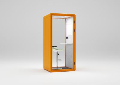 China Quality silent booth for recording PET acoustic felt in panel to reduce 35db for one person S size for sale