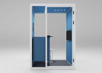 China Silent Office Phone Booths Soundproof Around 35db Middle Size For 1 - 2 Person for sale