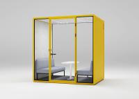 China Noise Insulation Office Phone Booths Silent Soundproof Isolation Booth for sale