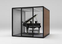 China Quiet Space Piano Booth Anti-noise Cabin For Learning Movable Easy Assemble Steel Panel Aluminum Frame for sale
