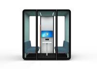China Isolate the noise booth be quiet for rest with advance ventilation system heavy duty super box design for sale