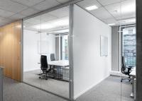 China Tempered Full Height Glass Partition Panorama Full Transparent Glass Partition Wall for sale