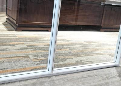 China 10mm Single Glass Partition Wall System With 79mm Aluminum Framed Sound Insulation for sale