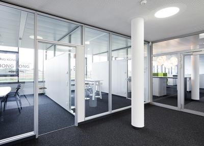 China Best Quality Single-layer Glass Partition Separate Space Glass Partition Wall Manufacturers for sale