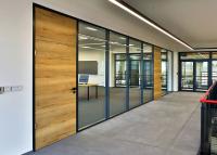 China Interior Acoustic Glass Partition Wall System For Conference Room Wall Mounted for sale