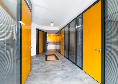 China Electric Louver Partitions Glass Partition Wall With Control Privacy Acoustic Room Manufacturers for sale