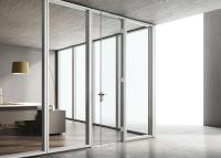 China No Chemical Pollution Glazed Partition Wall Office Indoor Commercial Room Solid Wall With Frame for sale