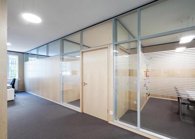 China quality guarantee noise insulation partition wall tempered glass easy installation for sale