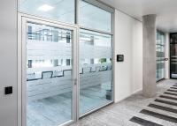 China Modern And Sleek Office Single Glass Partition Wall Acoustic Room Grid Heightening Temperedglass for sale