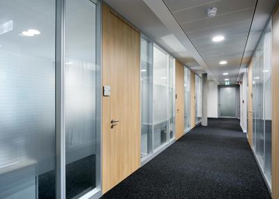 China Customizable Walls Partition Indoor For Office Commercial Sustainable 108mm Aluminum Frame Wall for sale