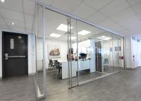 China Glawall Partition Wall Concise Design Demountable High Security Single Glass Wall Partition for sale