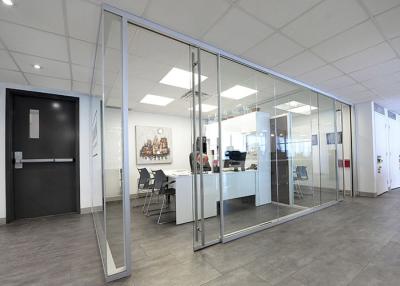 China Glawall Partition Wall Concise Design Demountable High Security Single Glass Wall Partition for sale