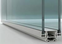 China Double-glass Layer Partitions Modular Customized Sticked Logo Glass Partition Wall for sale