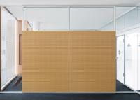 China Excellent Safety Glazed Partition Wall Reduce 48db Soundproof Colorful Partition Wall for sale