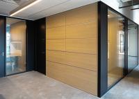 China Class A Safety Fire-resistant Glass Solid Partition Wall Steel Panel Durable For Office Partition Wall for sale