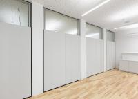 China Class A Safety Fire-resistant Glass Solid Partition Wall Steel Panel Durable For Office Partition Wall for sale