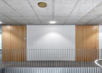 China Office Partition Wall Durable 108mm Solid Wall Aluminum Frame With Wall-mounted Steel Keel for sale
