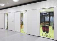 China Sound Absorption Glass Partition Wall Aluminum Frame Steel Melamine HPL Panel for sale
