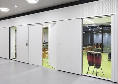 China Sound Absorption Glass Partition Wall Aluminum Frame Steel Melamine HPL Panel for sale