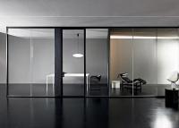 China double glazed demountable transparent customized size tempered glazed partition wall for sale