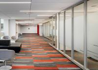 China Square Meters Size Glass Partition Wall System Single Glazed Framed Customized White Frame For Office Home Public Place for sale