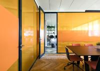 China Office Hotel Partition Wall Indoor Glass Solid Shutters Dimming Glass Support Customization Many Selections for sale