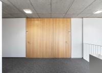 China Solid Wall Partition Acoustic Felt 45db+- Reduce Noise Steel Panel Melamine Board White Color for sale