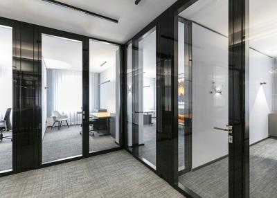 China wholesale glazed partition wall interior strong Aluminum frame 79mm 90mm 108mm thickness for sale
