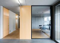 China Durable partition optional color with wood grain Solid partition 108mm thickness frame for sale