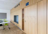 China Professional manufacturer wood partition with strong Aluminum panel for sale