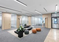 China PDLC Smart Dimming Glass Partition Wall with Aluminum Frame for sale